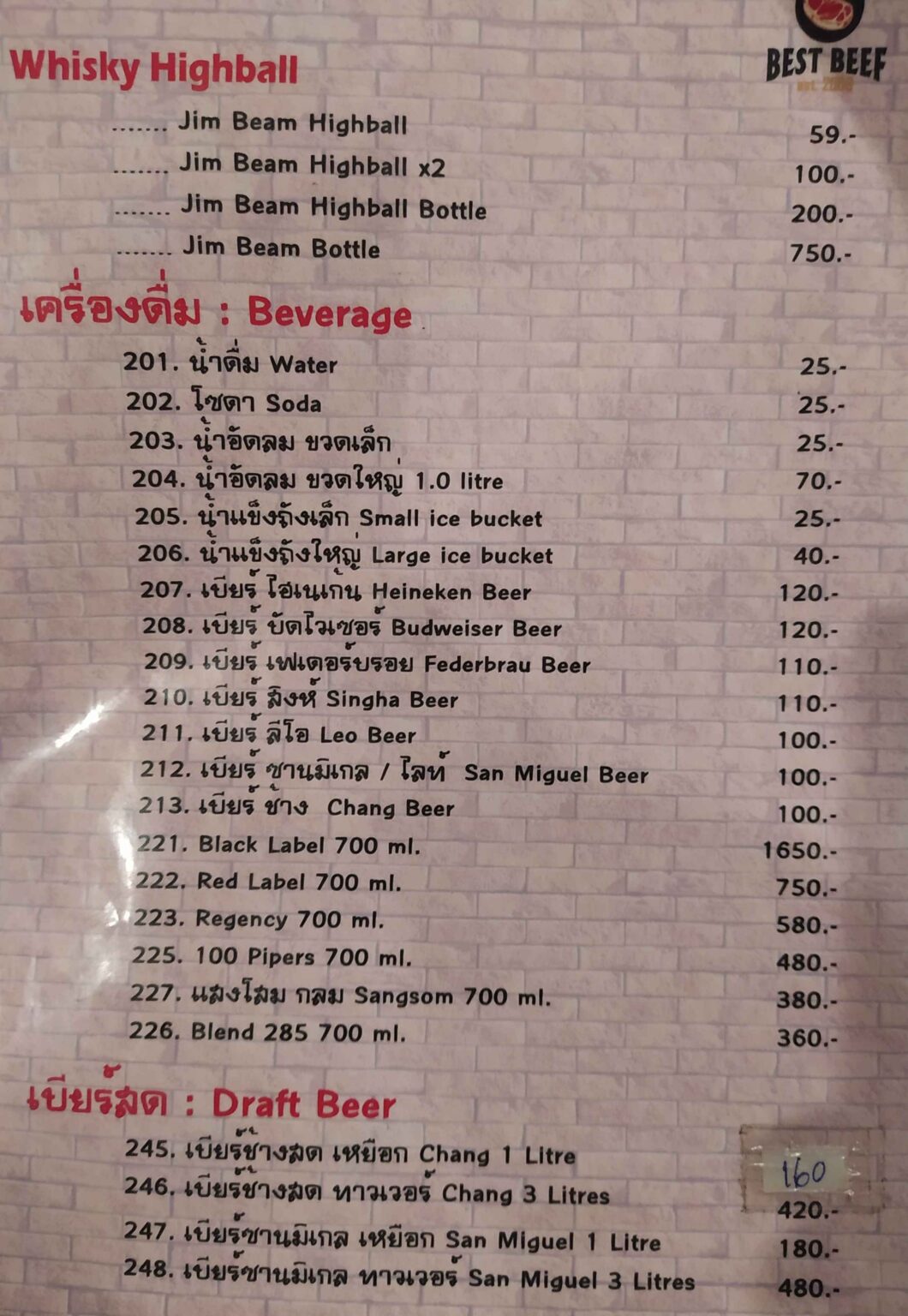 Best Beef Bangkok – All you can drink beer and food – TravelingMonkies